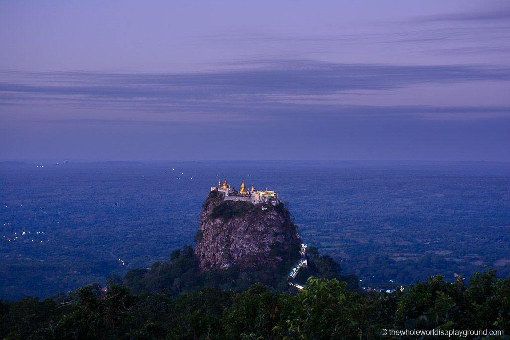 Popa Mountain Resort, Mount Popa, Myanmar: a room with the best view in ...