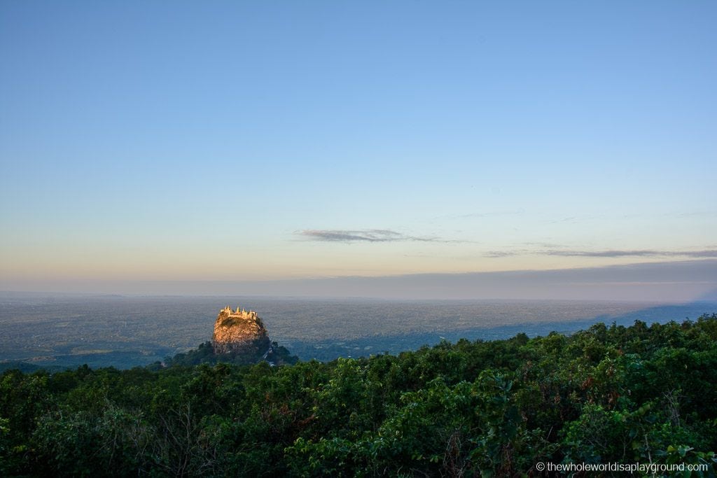 Popa Mountain Resort, Mount Popa, Myanmar: a room with the best view in ...
