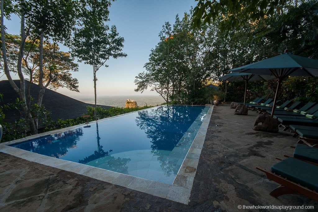 Popa Mountain Resort, Mount Popa, Myanmar: a room with the best view in ...