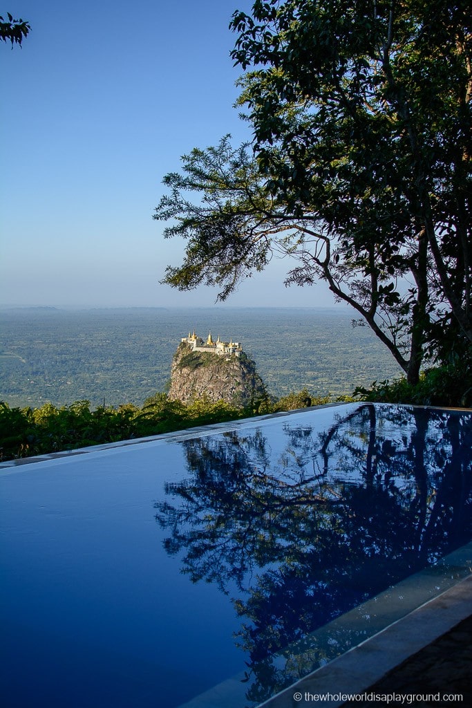 Popa Mountain Resort, Mount Popa, Myanmar: a room with the best view in ...
