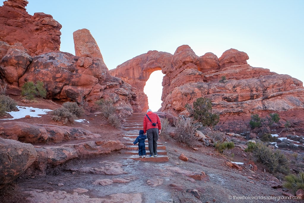 Visiting Arches National Park in Winter | The Whole World Is A Playground